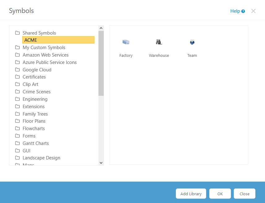 Share Custom Libraries on an Enterprise License – SmartDraw