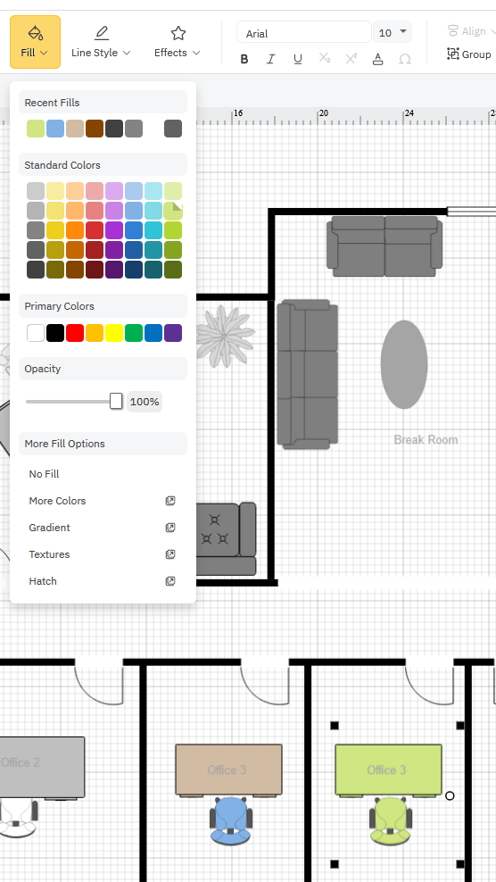 Freeze Properties Dialog – SmartDraw Knowledge Base
