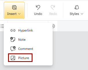 Inserting Images – SmartDraw