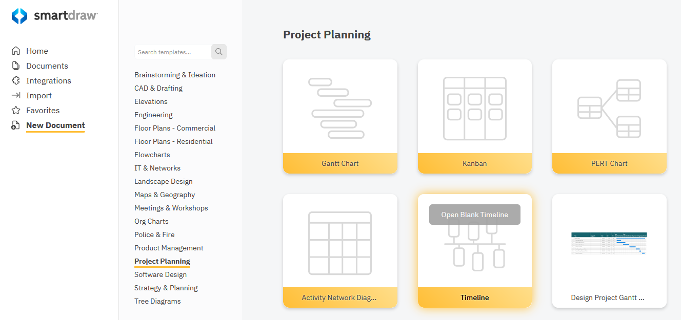 Timelines – SmartDraw Knowledge Base