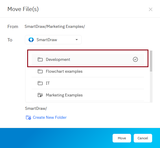Moving a Document – SmartDraw Knowledge Base