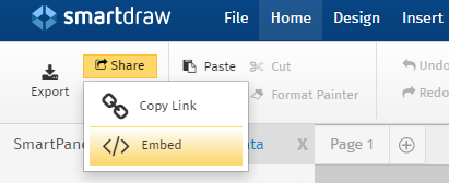 Embed a SmartDraw Document on a Web Page – SmartDraw